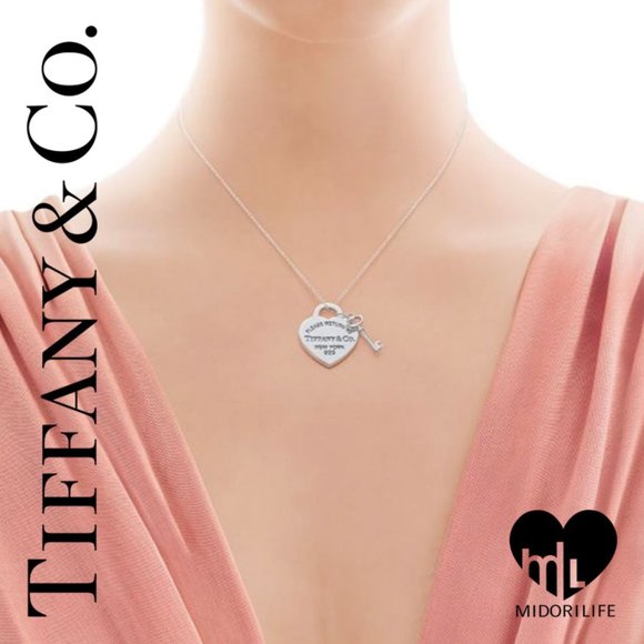 Tiffany & Co. | Jewelry | Tiffany Co Return To Tiffany Heart Tag With ...